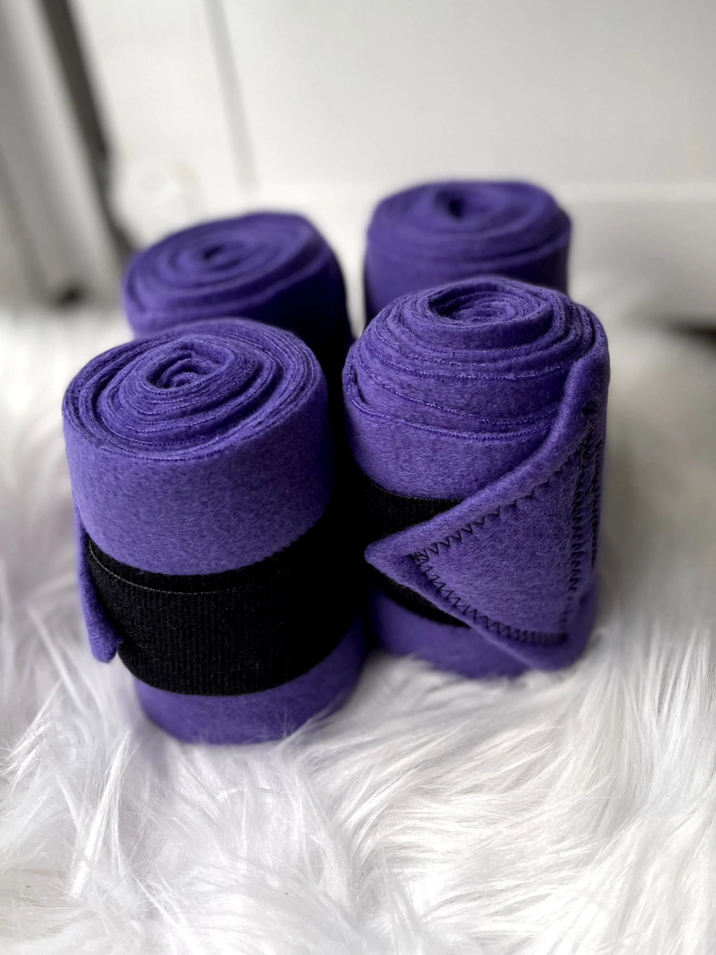 Farm Fierce Purple Leg Wraps